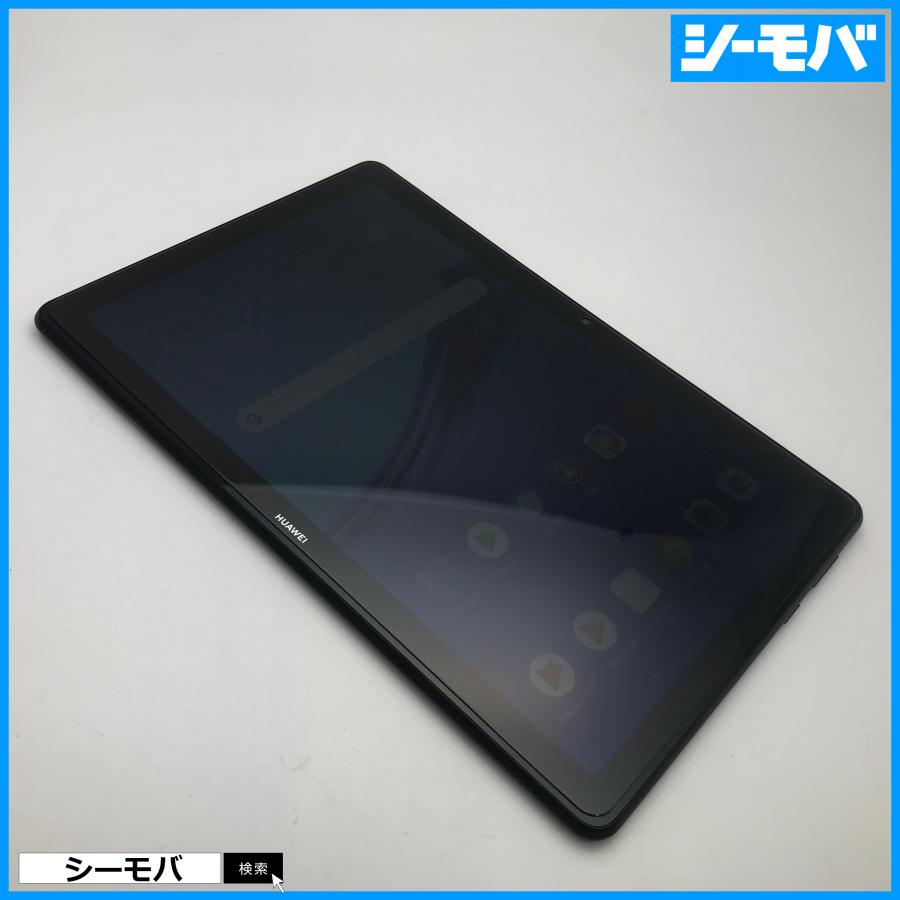 【RUUN10321】SIMフリー HUAWEI MediaPad T5 AGS2-L09 ブラック LTE 16GB 美品 10.1インチ ...