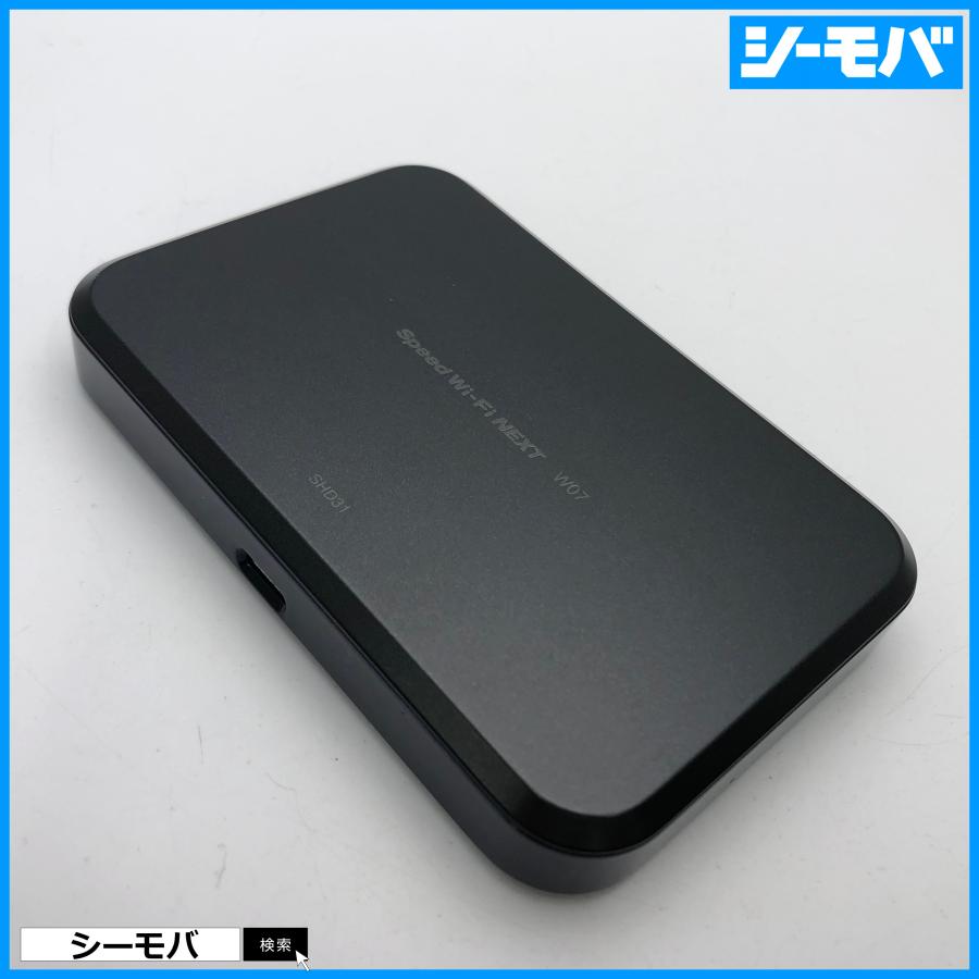 ルーター Speed Wi-Fi NEXT W07 SHD31 au ブラック モバイルWi ルーター Speed Wi-Fi NEXT W07 SHD31 au ブラック モバイルWi