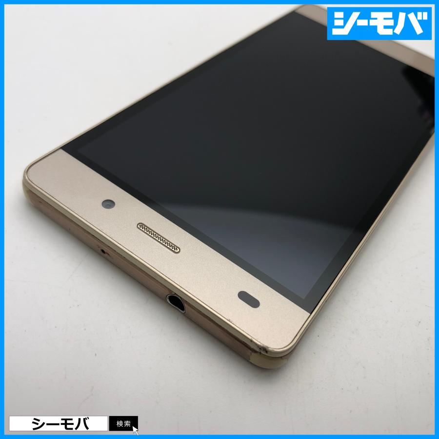 スマホ Huawei P8 lite ALE-L02 softbank ゴールド 美品 ソフトバンク android アンドロイド ...