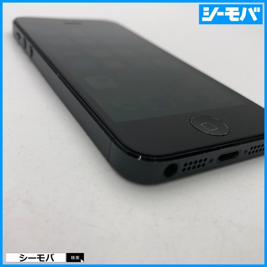 iPhone 5 32GB A1429 MD299J/A 中古 Apple ブラック softbank ソフトバンク ios10.3.4 ...