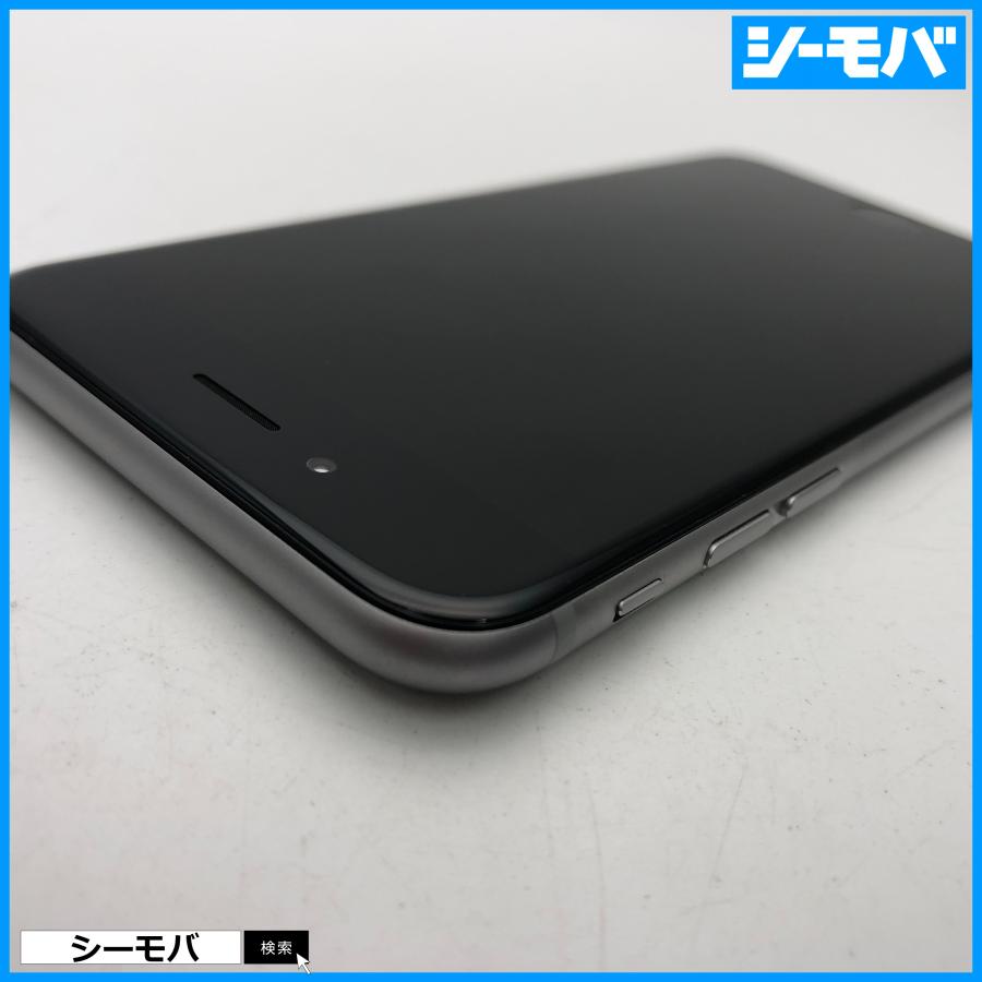 iPhone 6 16GB A1586 NG472J/A au 中古 Apple スペースグレイ ios11.2. RUUN12980 ...