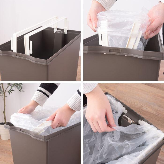 ゴミ箱 おしゃれ 45リットル 屋外 室内 車輪付き キャスター スリム 分別 角型 ふた付き ごみ箱 スライドペール 45L LFS-764 ダス : seek. - 通販 - Yahoo ...