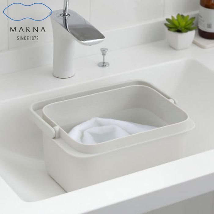 バケツ おしゃれ ふた付き 収納ボックス ホワイト 角型 コンパクト 5L MARNA マーナ W627W ばけつ マスク付け置き スクエ : seek. - 通販 - Yahoo!ショッピング