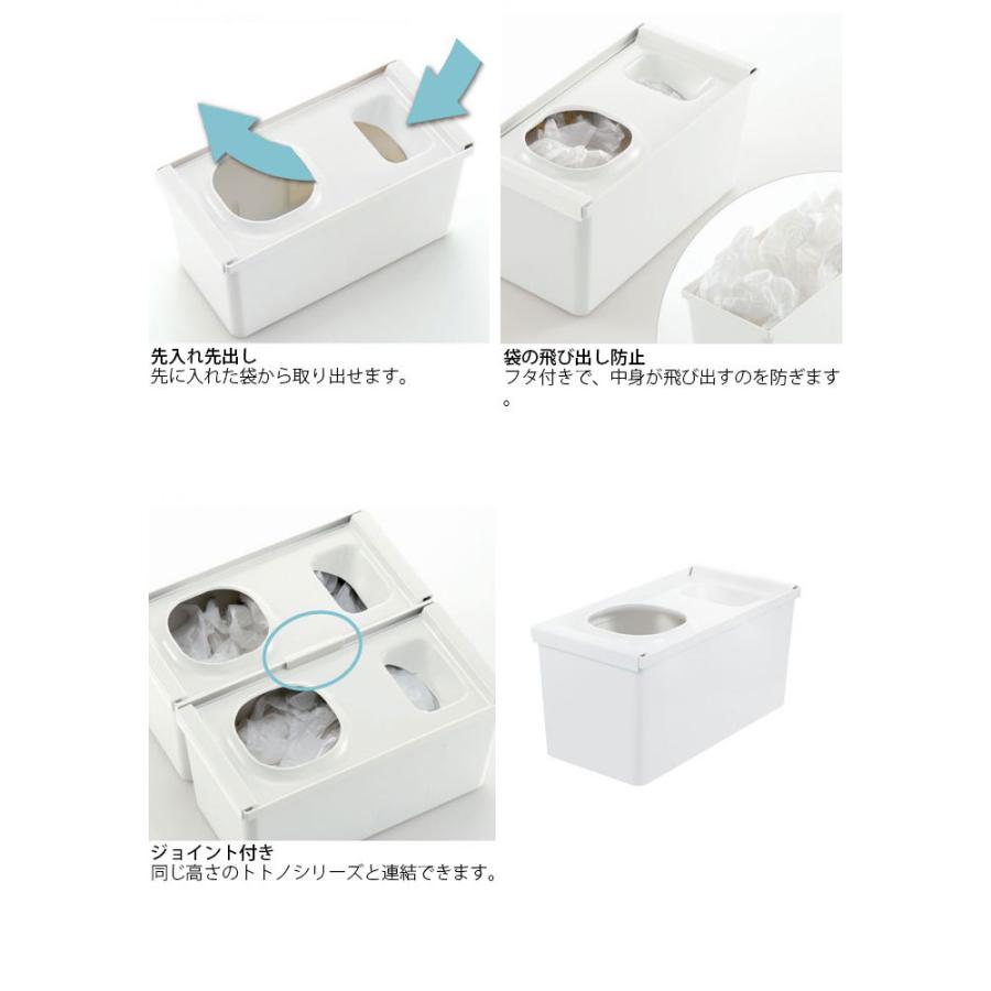 ビニール袋 収納 レジ袋 ストッカー リッチェル Richell totono トトノ N ゴミ袋ストッカー レジ袋収納ボックス ゴミ袋入 : th362168 : seek. - 通販 ...