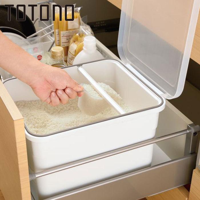 米びつ 10kg リッチェル Richell totono トトノ すり切り計量スコップ付 N 引き出し用 キッチン収納 ライスストッカー : th362170 : seek. - 通販 ...