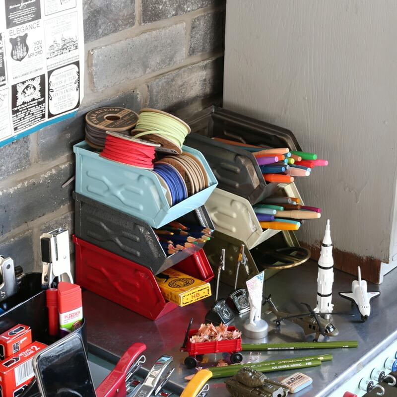 DULTON ダルトン 収納ボックス スタッキング ボックス おしゃれ 小物ケース 前開き ミニパーツストッカー 収納 CH15-H529 : seek. - 通販 - Yahoo!ショッピング