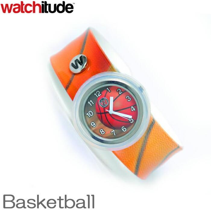 watchitude 腕時計 キッズ メンズ レディース フリーサイズ Watchitude パッチン腕時計 Basketball 380 ...