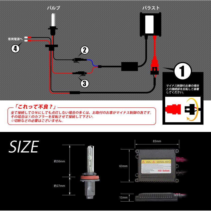 HID H11 HIDキット 55W シングル 6000K / 8000K 交流式 送料無料 :SOSH11-55:シークオンライン ...