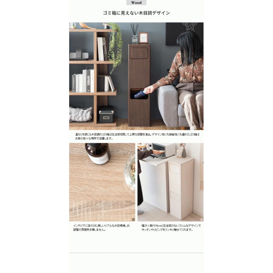 2段ゴミ箱 プッシュ式 ダストボックス Empro エンプロー 分別ゴミ箱 ごみ箱 塵箱 プッシュ扉 縦長 キッチン mim-DB-960R-new 宮武製作所 臭わない : ヘルシー生活館 ...