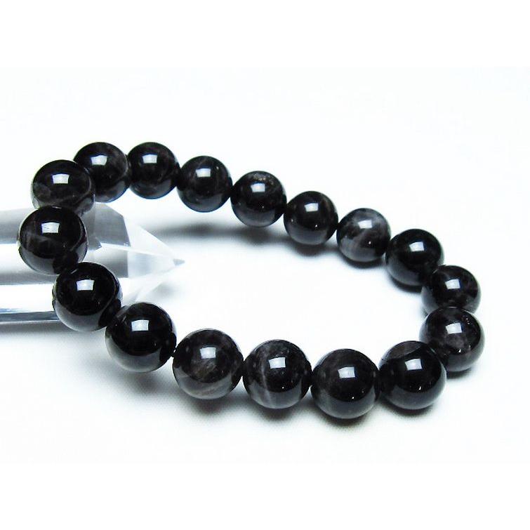 モリオン 純天然 黒水晶 ブレスレット 12mm t112-7177 : 誠安天然石専門店 - 通販 - Yahoo!ショッピング