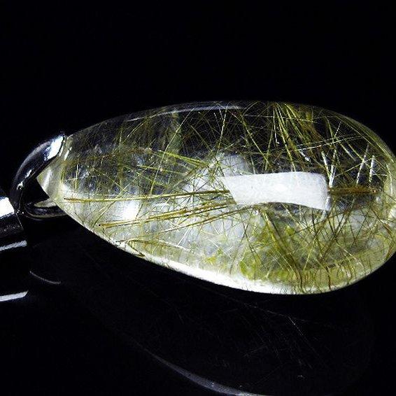 プラチナルチル入り水晶 ペンダント t12-1960 : 誠安天然石専門店 - 通販 - Yahoo!ショッピング