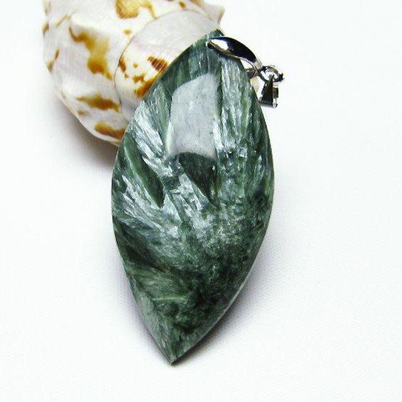 セラフィナイト ペンダント t14-3394 : 誠安天然石専門店 - 通販 - Yahoo!ショッピング