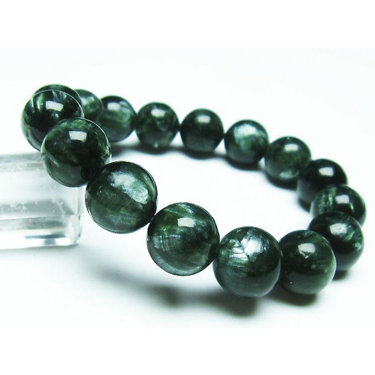 セラフィナイト ブレスレット 13mm t14-3458 : 誠安天然石専門店 - 通販 - Yahoo!ショッピング