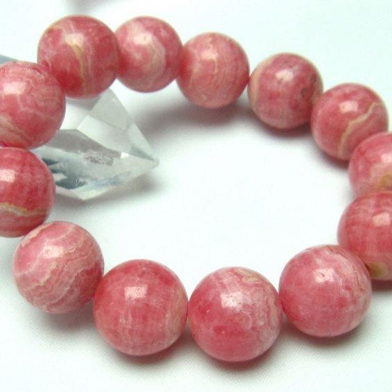 インカローズ ロードクロサイト ブレスレット 16mm t16-11160 : 誠安天然石専門店 - 通販 - Yahoo!ショッピング