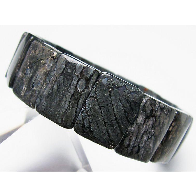 パイライト イン カルセドニー バングル t160-1607 : 誠安天然石専門店 - 通販 - Yahoo!ショッピング