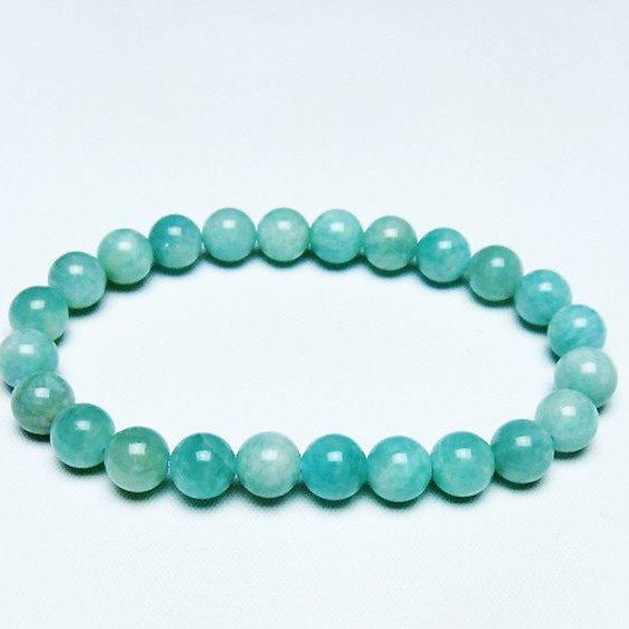 アマゾナイト ブレスレット 8mm t161-11883 : 誠安天然石専門店 - 通販 - Yahoo!ショッピング