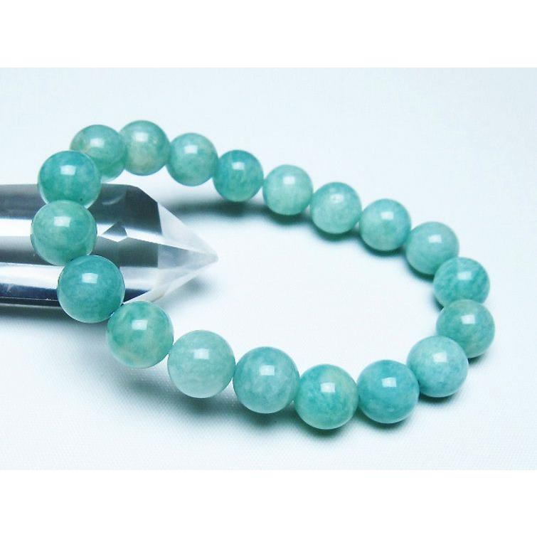 アマゾナイト ブレスレット 10mm t161-12102 : 誠安天然石専門店 - 通販 - Yahoo!ショッピング