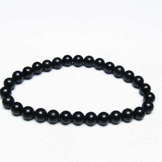 シュンガイト ブレスレット 6mm t20-6930 : 誠安天然石専門店 - 通販 - Yahoo!ショッピング