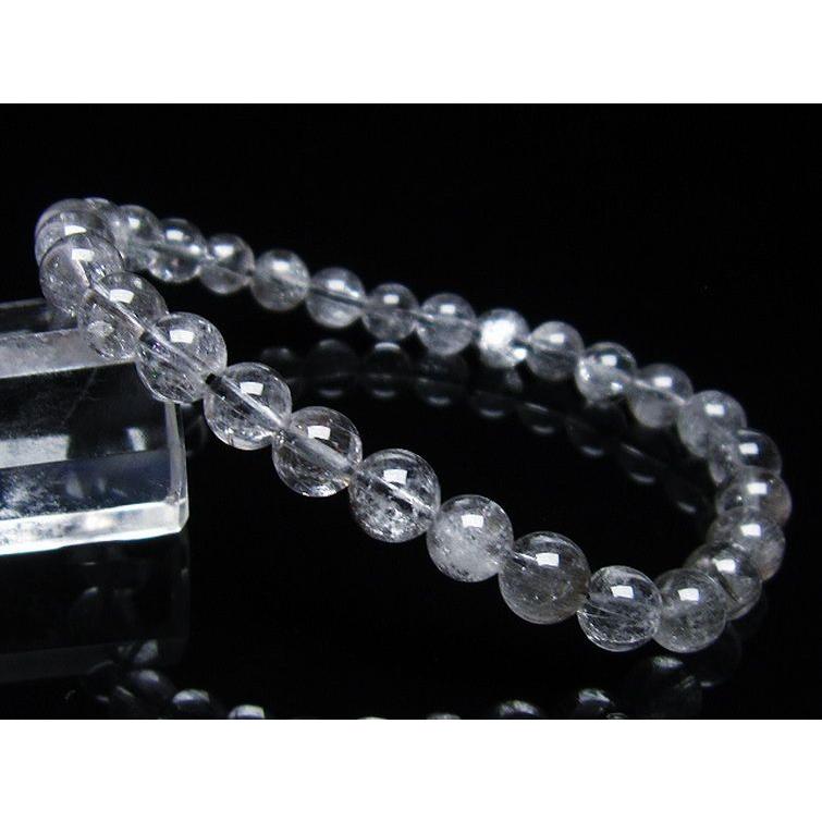 放射プラチナルチルクォーツ ブレスレット 7mm t205-4253 : 誠安天然石専門店 - 通販 - Yahoo!ショッピング