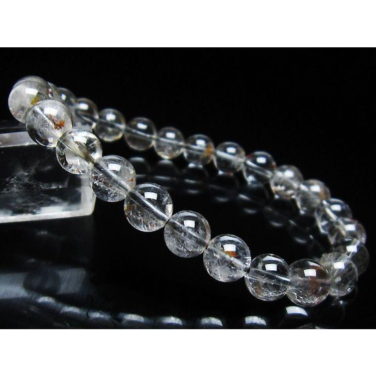 放射プラチナルチルクォーツ ブレスレット 8mm t205-4496 : 誠安天然石専門店 - 通販 - Yahoo!ショッピング