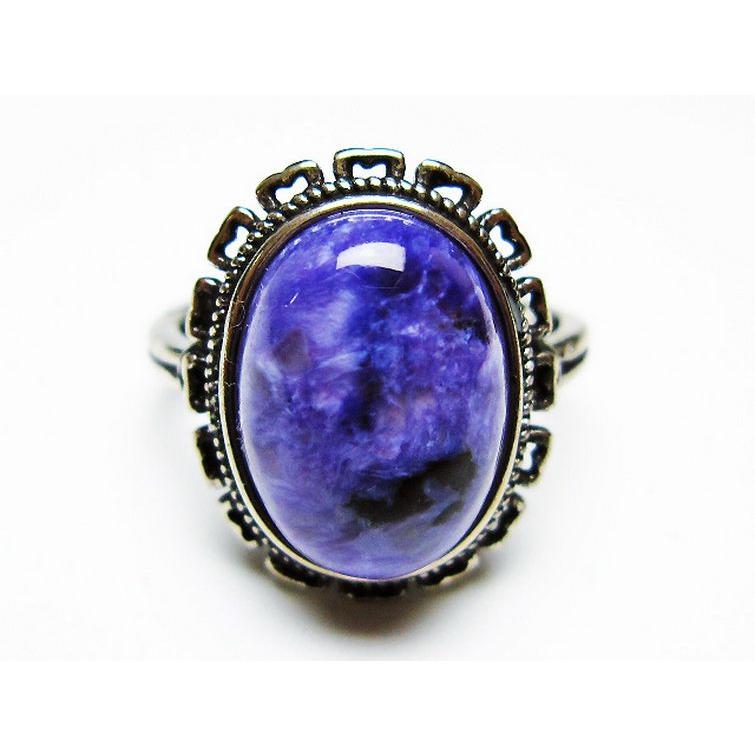 チャロアイト 指輪 (15号) t210-2734 : 誠安天然石専門店 - 通販 - Yahoo!ショッピング