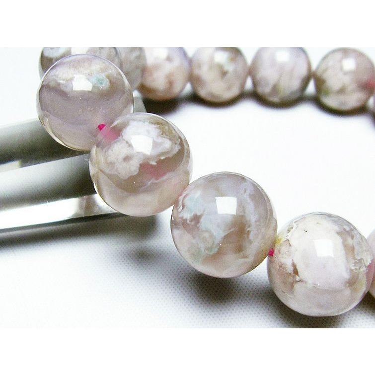 桜メノウ チェリーブロッサムアゲート ブレスレット 14mm t213-1491 : 誠安天然石専門店 - 通販 - Yahoo!ショッピング