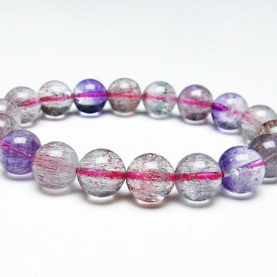 セイクリッドセブン ブレスレット 11mm t226-8152 : t226-8152 : 誠安天然石専門店 - 通販 - Yahoo!ショッピング