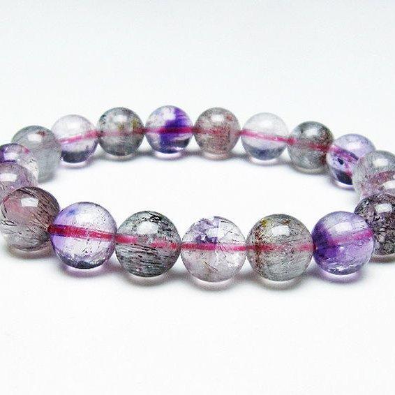 セイクリッドセブン ブレスレット 11mm t226-8153 : 誠安天然石専門店 - 通販 - Yahoo!ショッピング