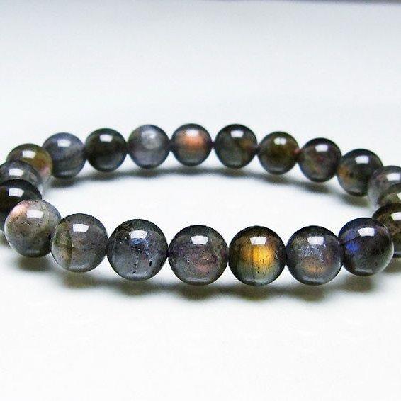 ピンクラブラドライト ブレスレット 10mm t235-2836 : t235-2836 : 誠安天然石専門店 - 通販 - Yahoo!ショッピング