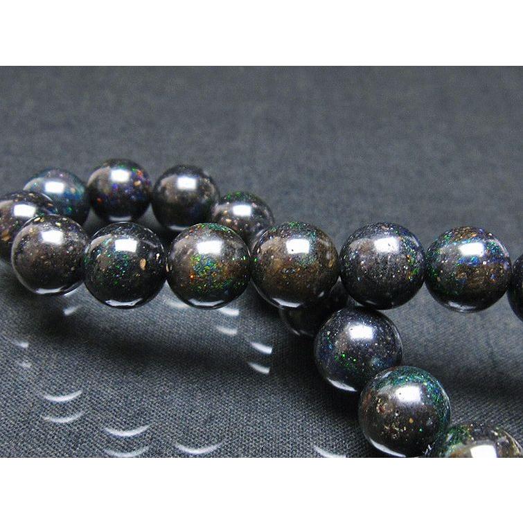 ブラックオパール ブレスレット 10mm t249-4530 : 誠安天然石専門店 - 通販 - Yahoo!ショッピング