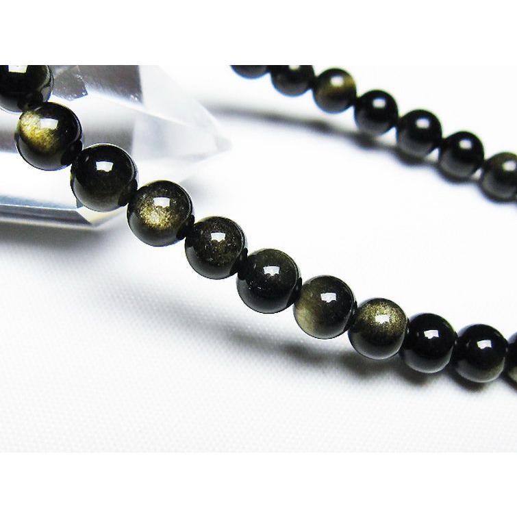 ゴールドキャッツアイオブシディアン ブレスレット 6mm t265-1838 : 誠安天然石専門店 - 通販 - Yahoo!ショッピング