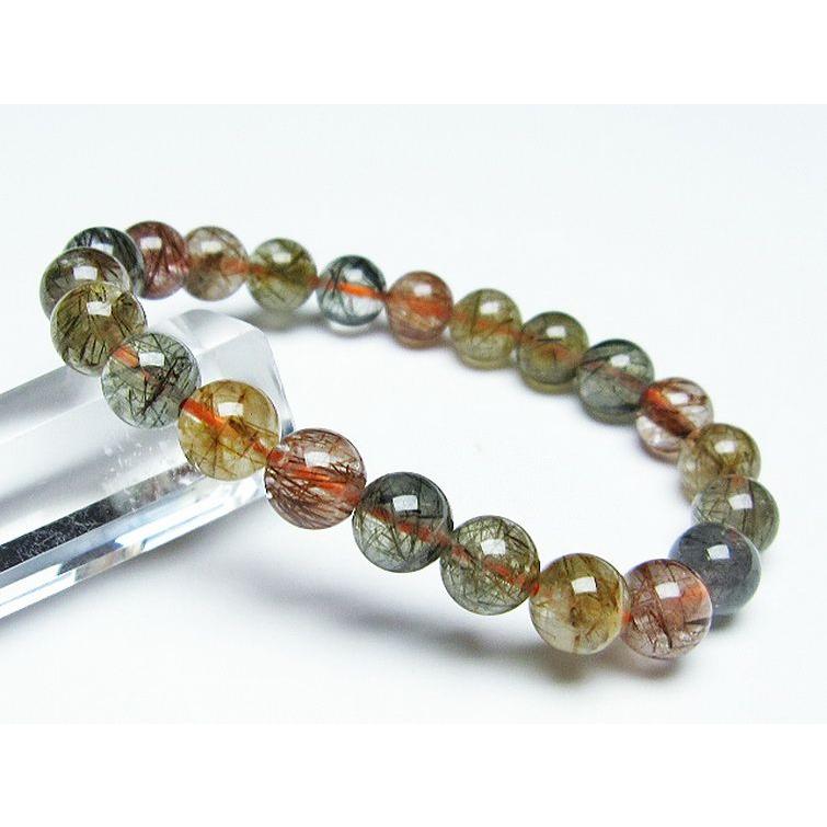 ルチル水晶 ブレスレット 9mm t308-2372 : 誠安天然石専門店 - 通販 - Yahoo!ショッピング