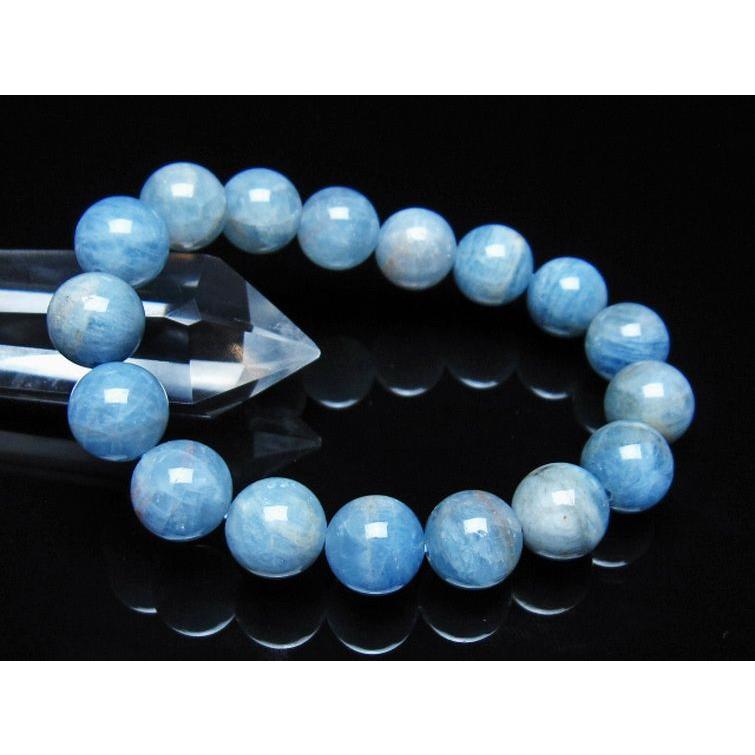 アクアマリン ブレスレット 12mm t35-20627 : 誠安天然石専門店 - 通販 - Yahoo!ショッピング