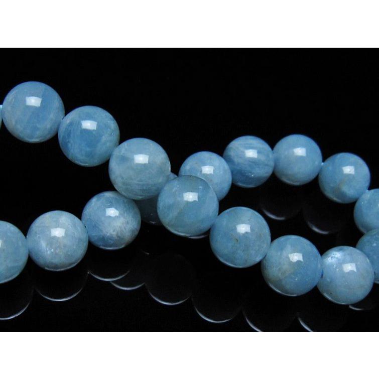 アクアマリン ブレスレット 10mm t35-20680 : 誠安天然石専門店 - 通販 - Yahoo!ショッピング