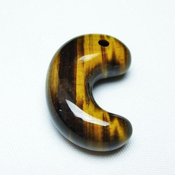 タイガーアイ※黄虎目石 勾玉 t356-1564 : t356-1564 : 誠安天然石専門店 - 通販 - Yahoo!ショッピング