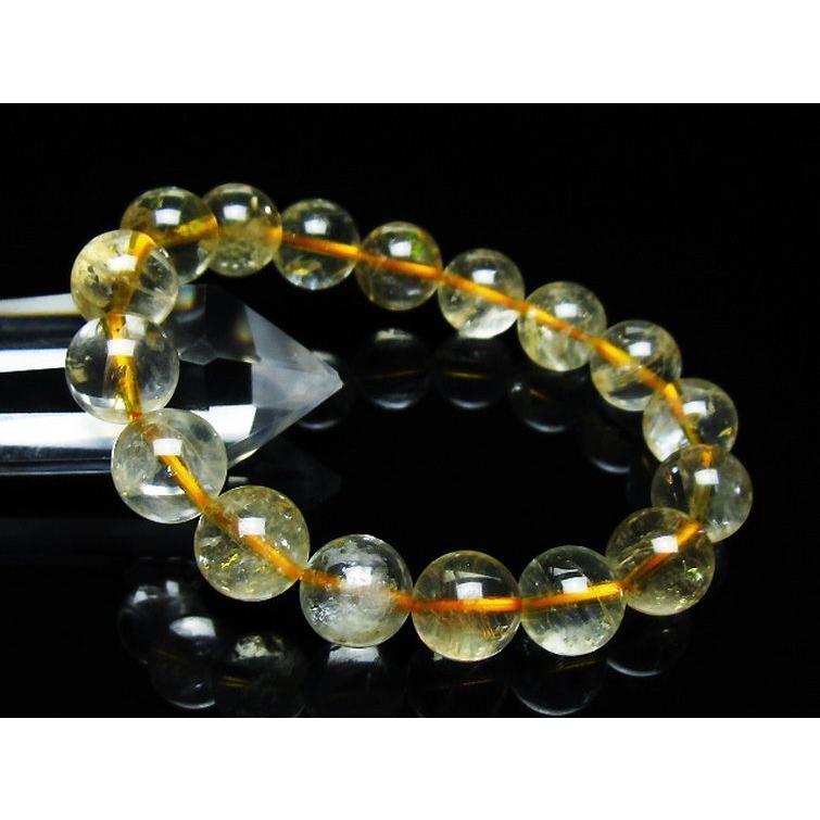 虹入り シトリン ブレスレット 12mm t366-13073 : 誠安天然石専門店 - 通販 - Yahoo!ショッピング