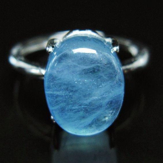 アクアマリン 指輪 (15号) t367-7047 : 誠安天然石専門店 - 通販 - Yahoo!ショッピング