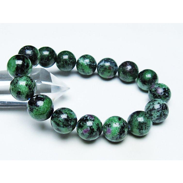 ルビーインゾイサイト ブレスレット 14mm t372-3368 : t372-3368 : 誠安天然石専門店 - 通販 - Yahoo!ショッピング