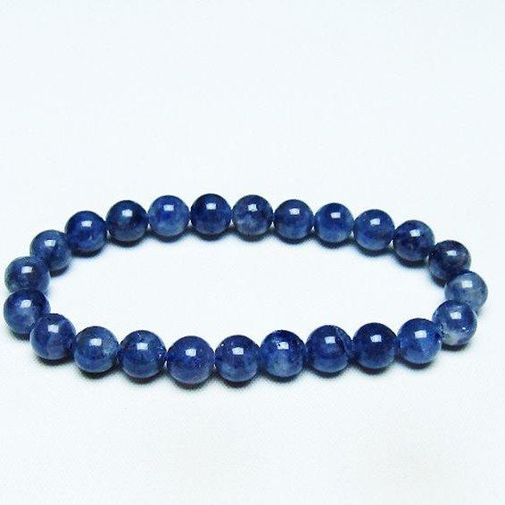 アイオライト ブレスレット 8mm t383-4769 : t383-4769 : 誠安天然石専門店 - 通販 - Yahoo!ショッピング