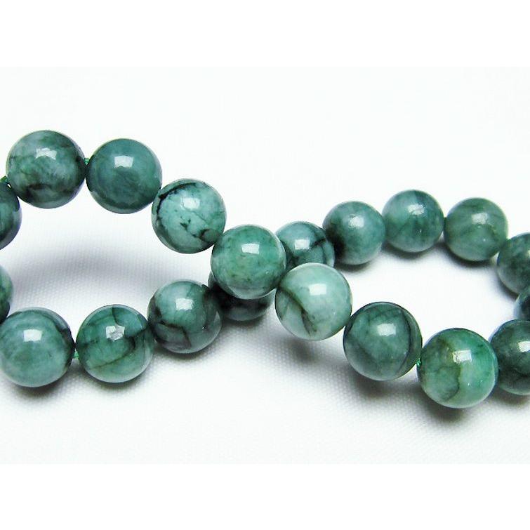 エメラルド ブレスレット 9mm t398-7112 : 誠安天然石専門店 - 通販 - Yahoo!ショッピング