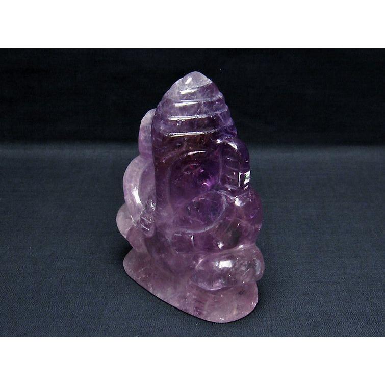 アメジスト ガネーシャ 彫刻品 置物 t42-474 : 誠安天然石専門店 - 通販 - Yahoo!ショッピング