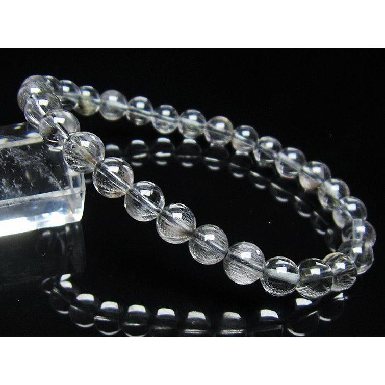 放射プラチナルチルクォーツ ブレスレット 6mm t437-2321 : 誠安天然石専門店 - 通販 - Yahoo!ショッピング