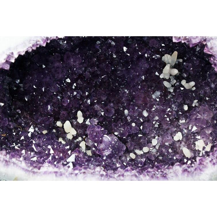 18.8Kg サークルジオード アメジストドーム カルサイト共生 ウルグアイ産同梱不可 t466-1466 : 誠安天然石専門店 - 通販 - Yahoo!ショッピング