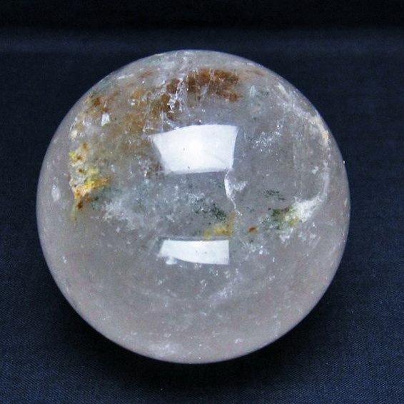 ライトニング水晶 丸玉 73mm t529-5585 : 誠安天然石専門店 - 通販 - Yahoo!ショッピング