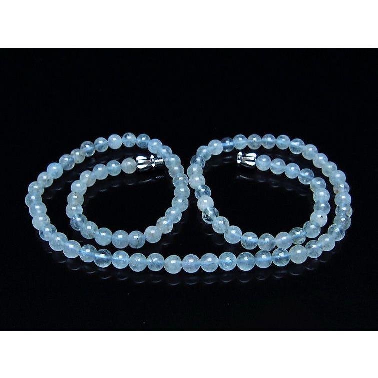 アクアマリン ネックレス 5mm t556-3608 : 誠安天然石専門店 - 通販 - Yahoo!ショッピング