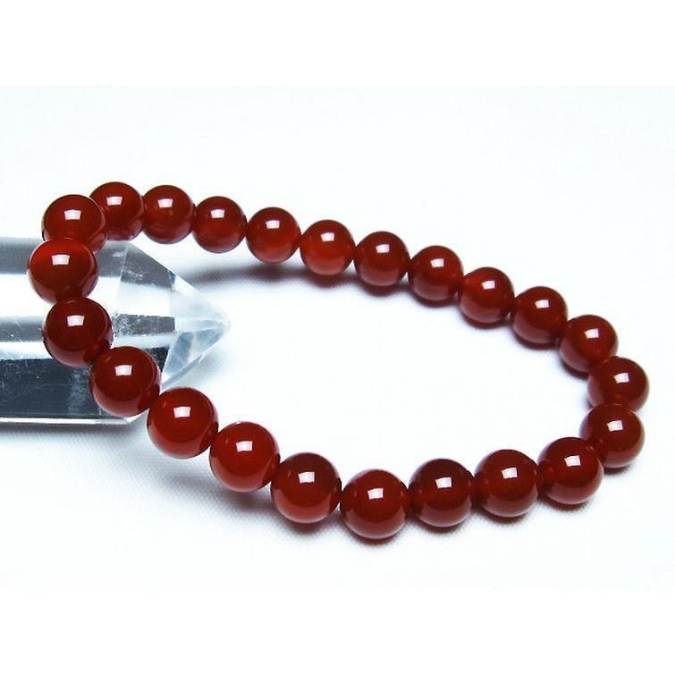 赤アゲート ブレスレット 8mm t57-6901 : 誠安天然石専門店 - 通販 - Yahoo!ショッピング