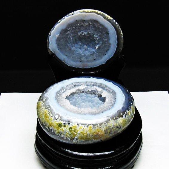 ペア水晶トレジャーメノウ t604-7768 : 誠安天然石専門店 - 通販 - Yahoo!ショッピング