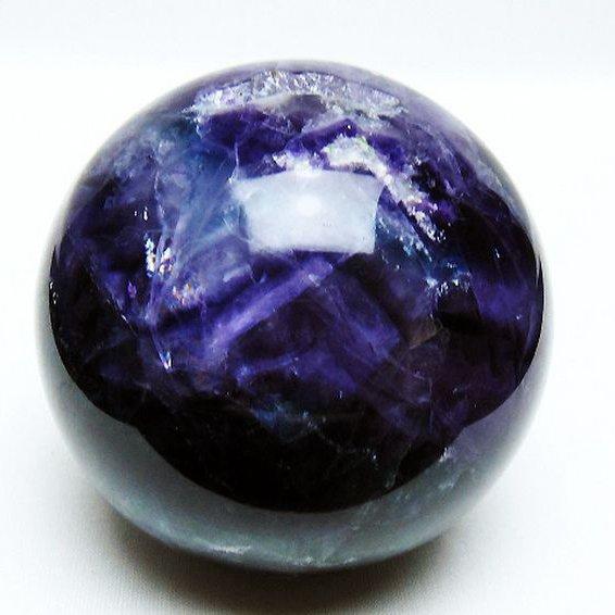 1Kg フローライト 丸玉 84mm t616-4737 : 誠安天然石専門店 - 通販 - Yahoo!ショッピング