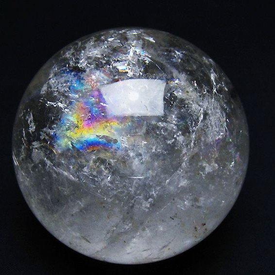 虹入り ヒマラヤ水晶 丸玉 71mm t62-16042 : 誠安天然石専門店 - 通販 - Yahoo!ショッピング