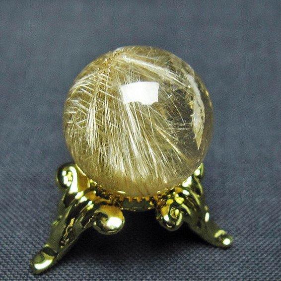 ルチル入り 水晶 丸玉 17mm t637-4760 : 誠安天然石専門店 - 通販 - Yahoo!ショッピング